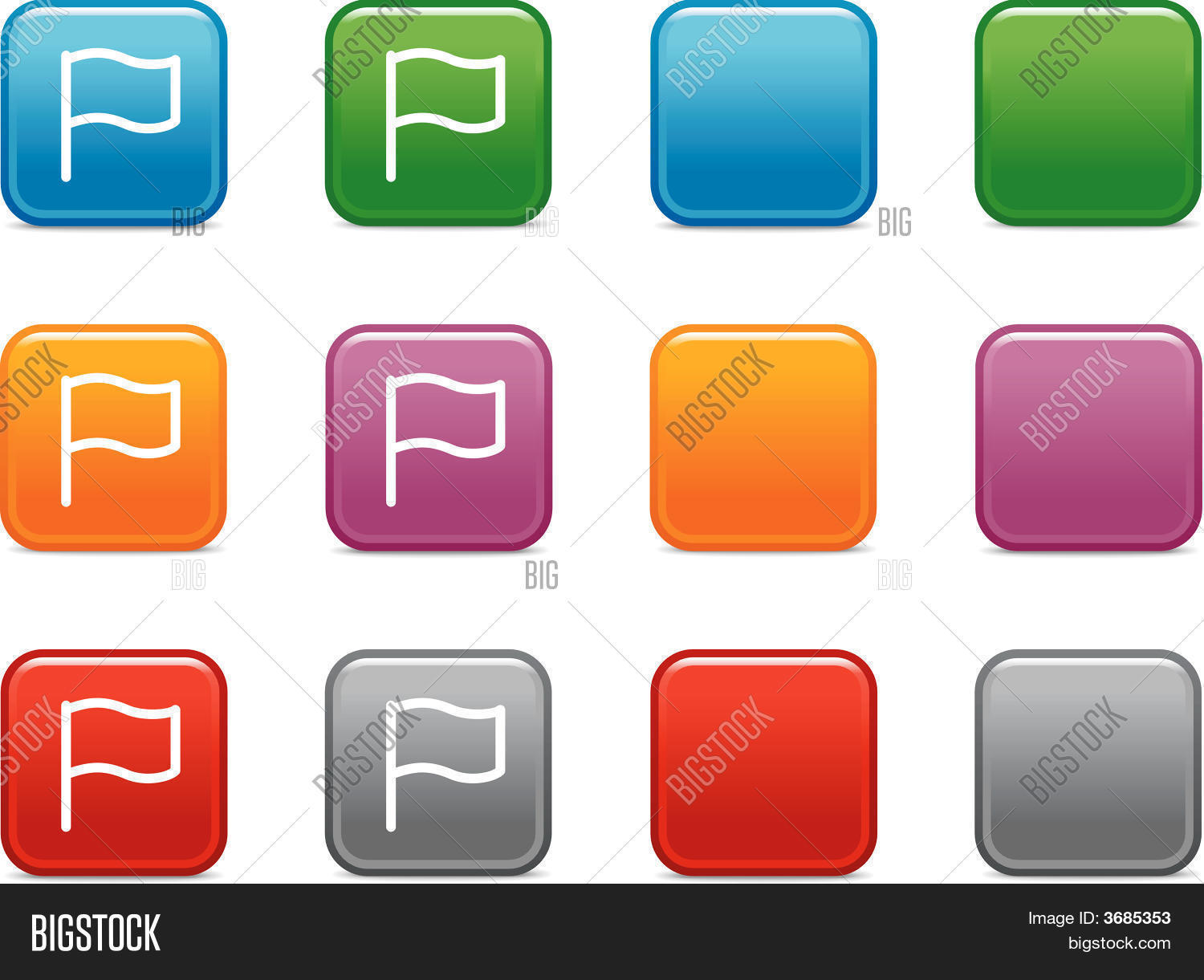 Color Buttons Flag Vector & Photo (Free Trial) | Bigstock
