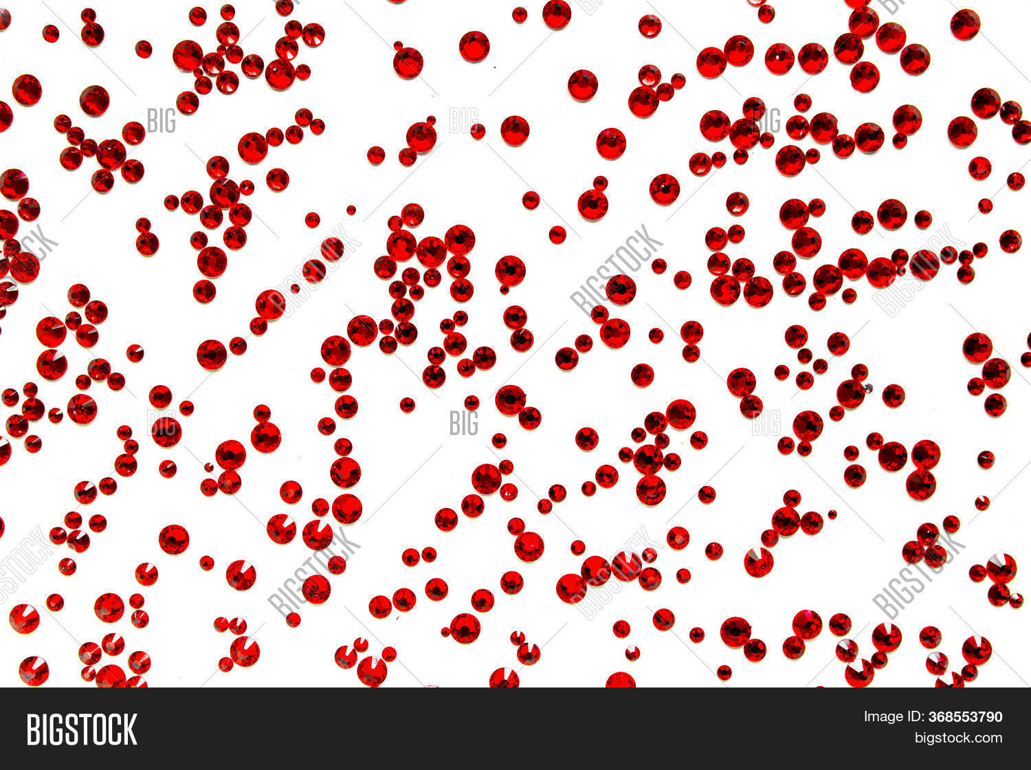 Red Rhinestones On Image & Photo (Free Trial) | Bigstock