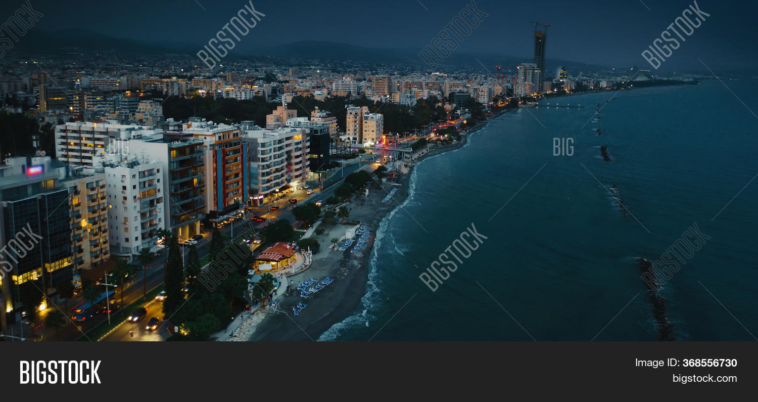 Aerial Panorama Night Image & Photo (Free Trial) | Bigstock