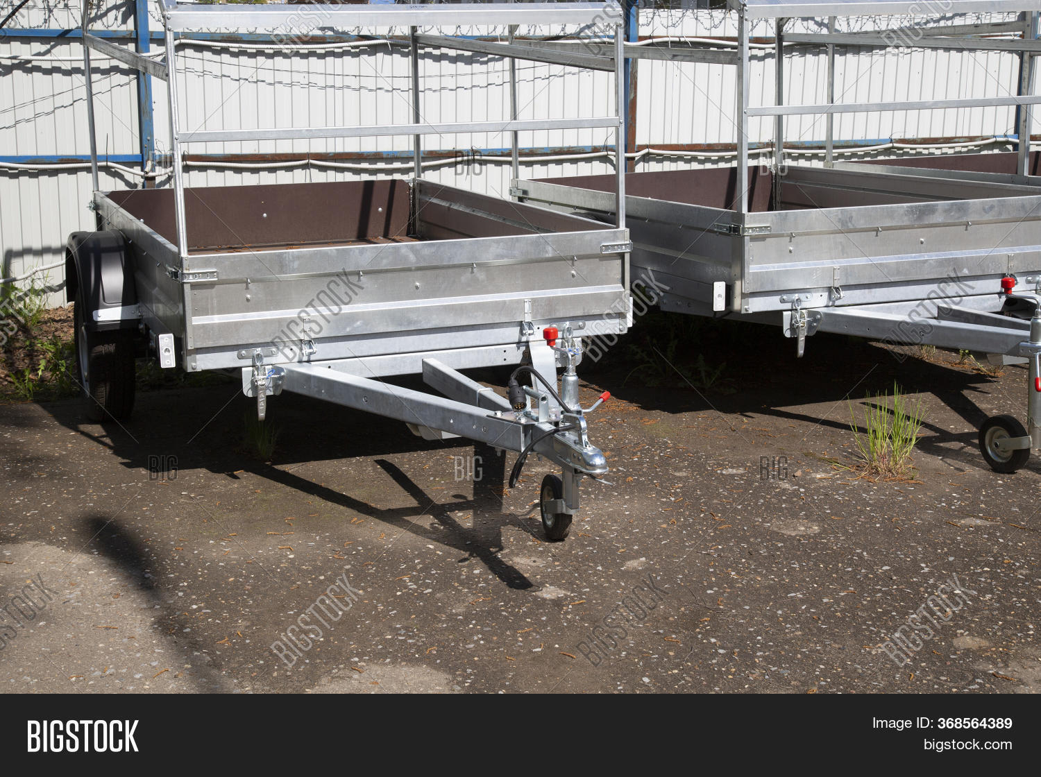 Car Open Trailer. Image & Photo (Free Trial) | Bigstock