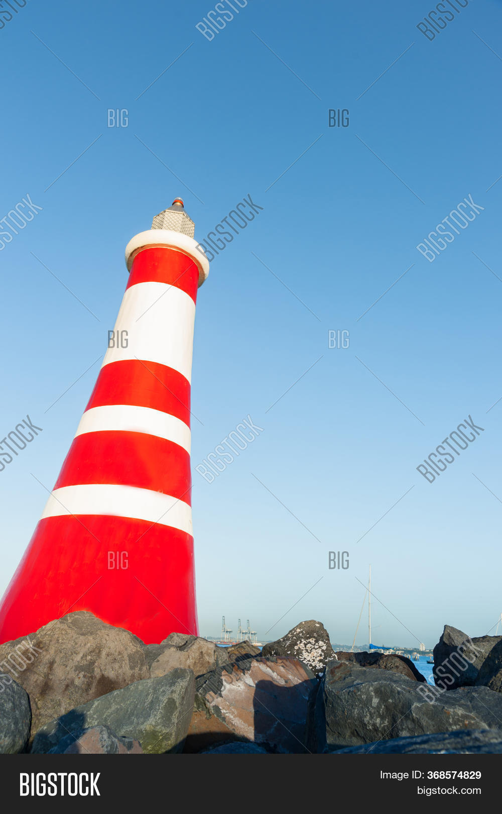 Marina Beacon Red Image & Photo (Free Trial) | Bigstock