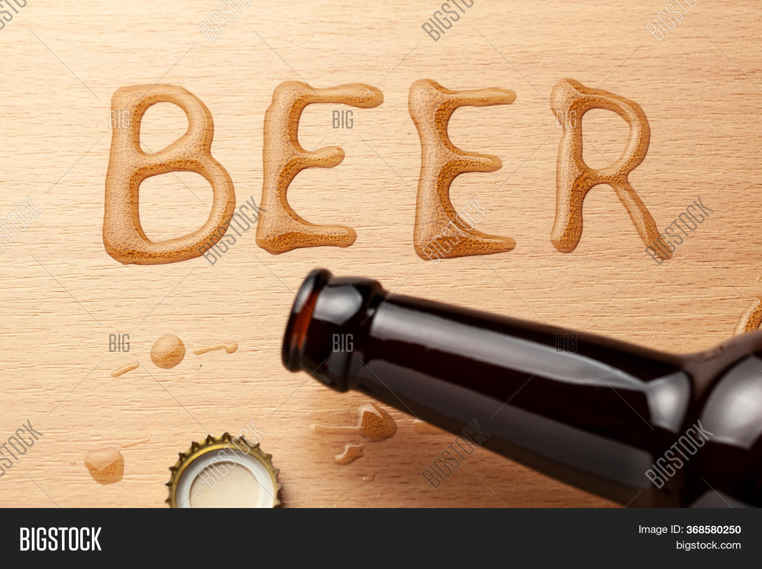 Beer Bottle Spilled Image & Photo (Free Trial) | Bigstock