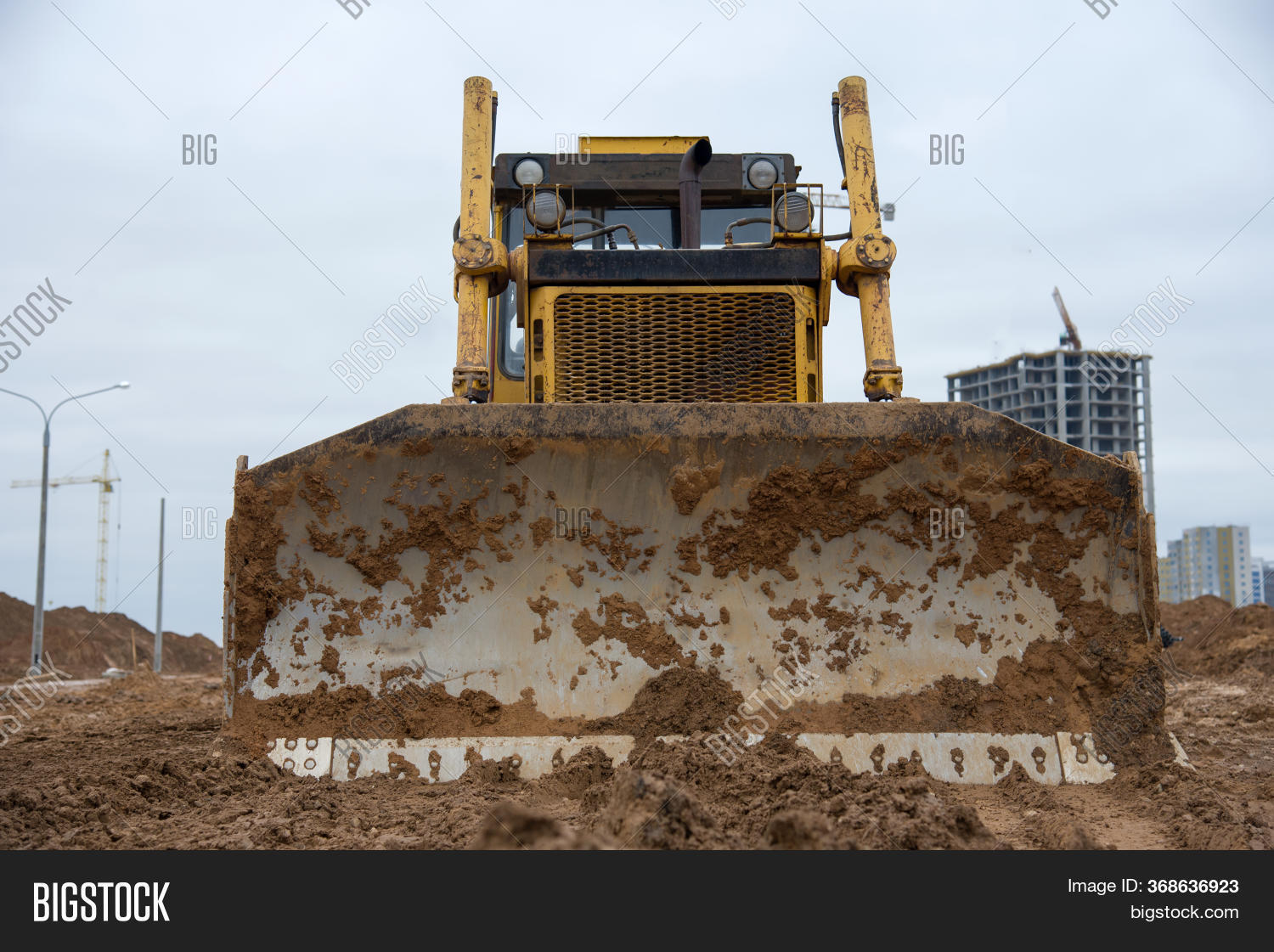 Bulldozer During Land Image & Photo (Free Trial) | Bigstock