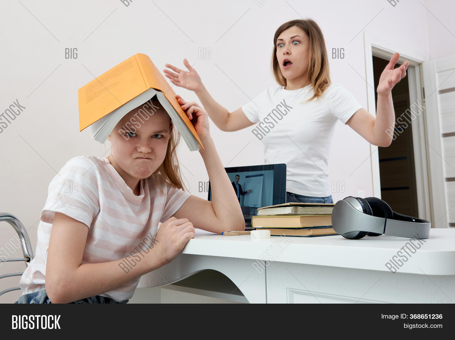 Mother And Daughter Fighting