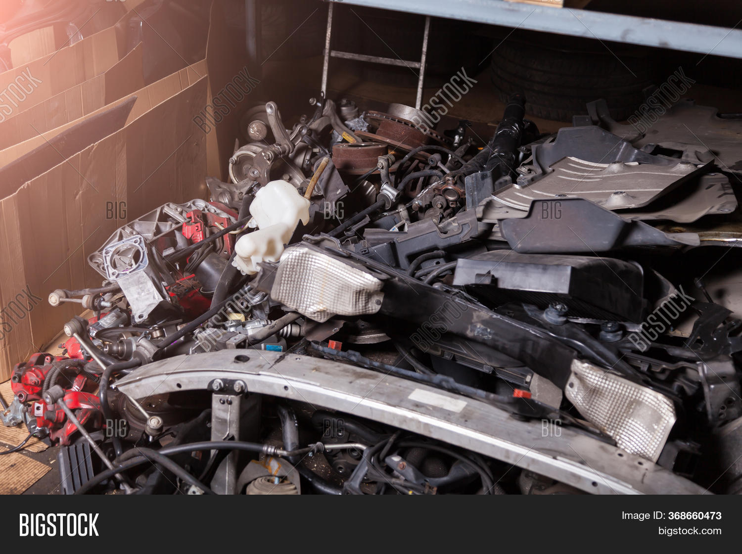 Pile Spare Parts Car Image & Photo (Free Trial) | Bigstock