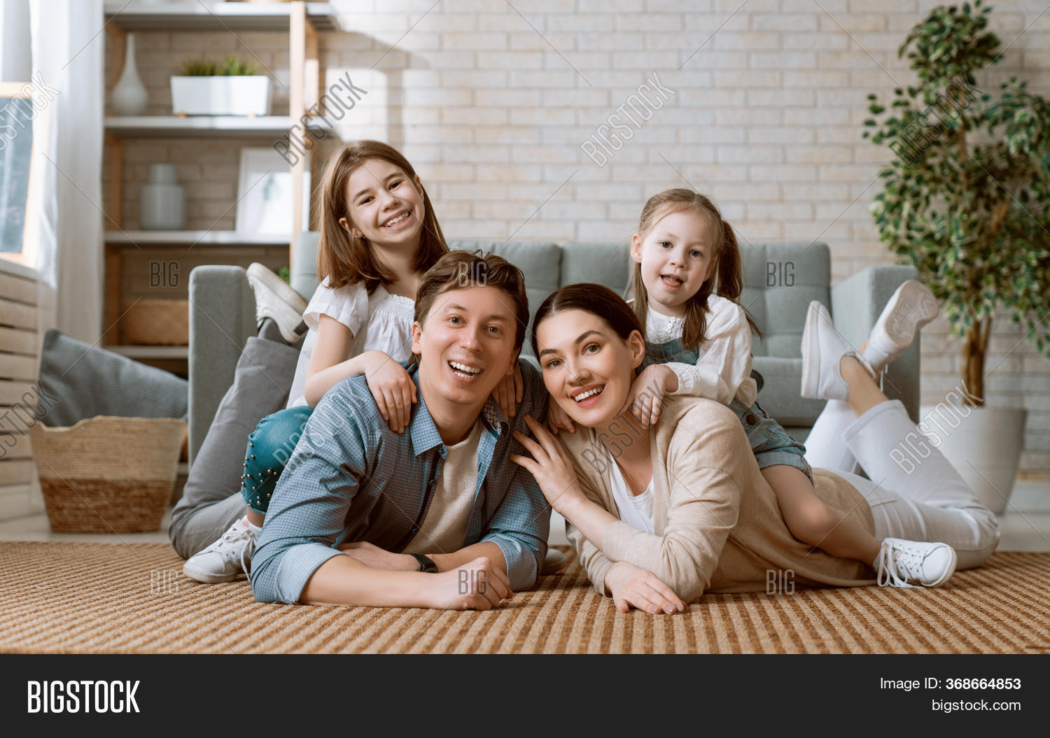 Happy Family! Two Image & Photo (Free Trial) | Bigstock