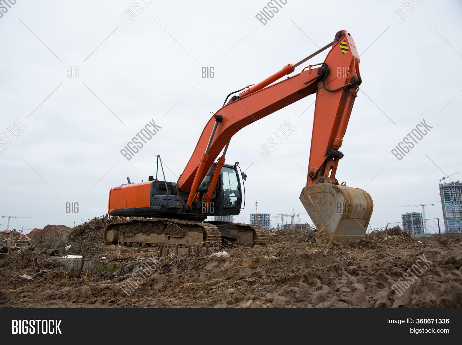 Excavator Working Image & Photo (Free Trial) | Bigstock