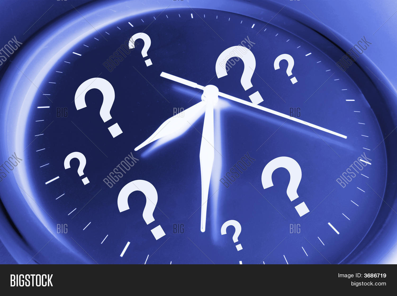 Wall Clock Question Image & Photo (Free Trial) | Bigstock