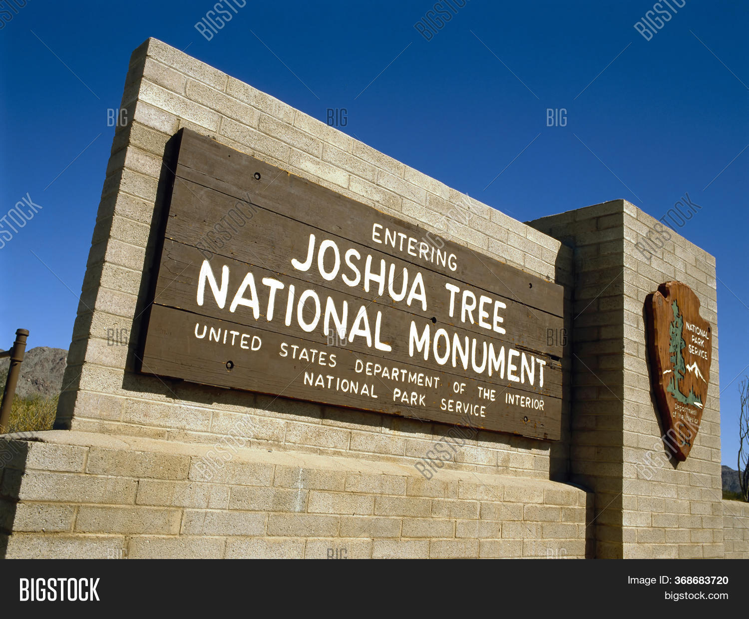 Entrance Sign Joshua Image & Photo (Free Trial) | Bigstock