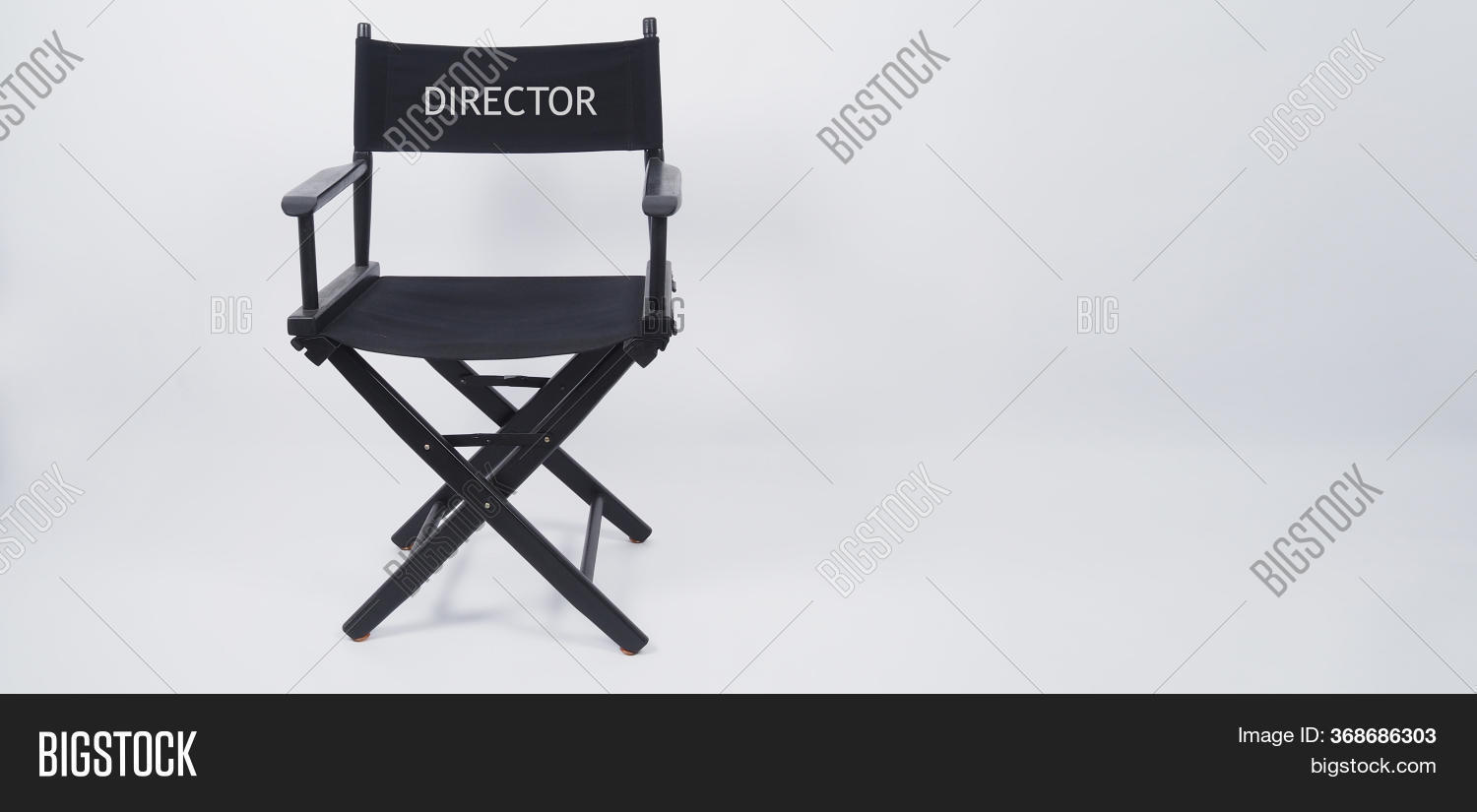 Black Director Chair Image & Photo (Free Trial) | Bigstock