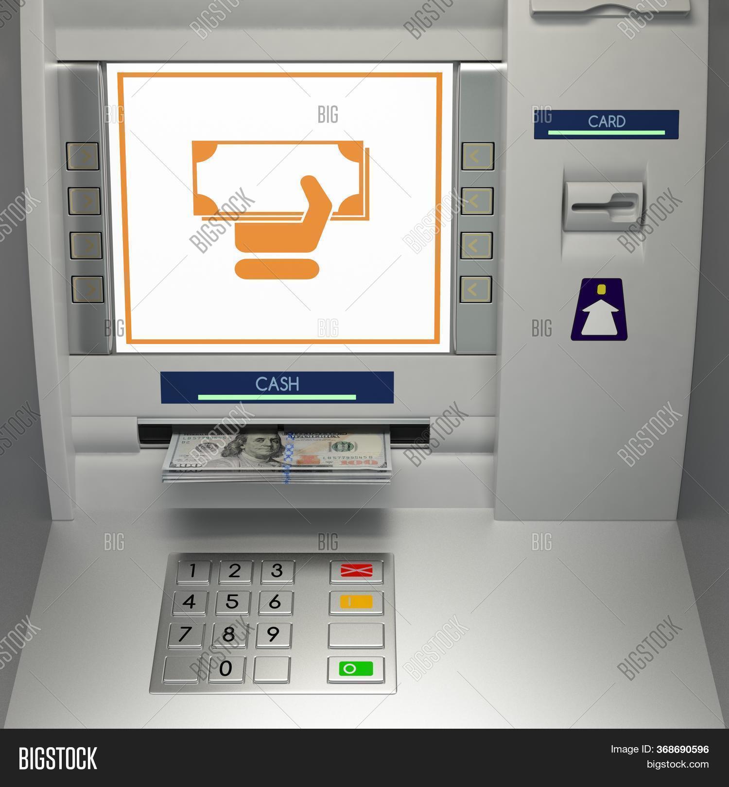 Atm Machine Banknotes Image & Photo (Free Trial) | Bigstock
