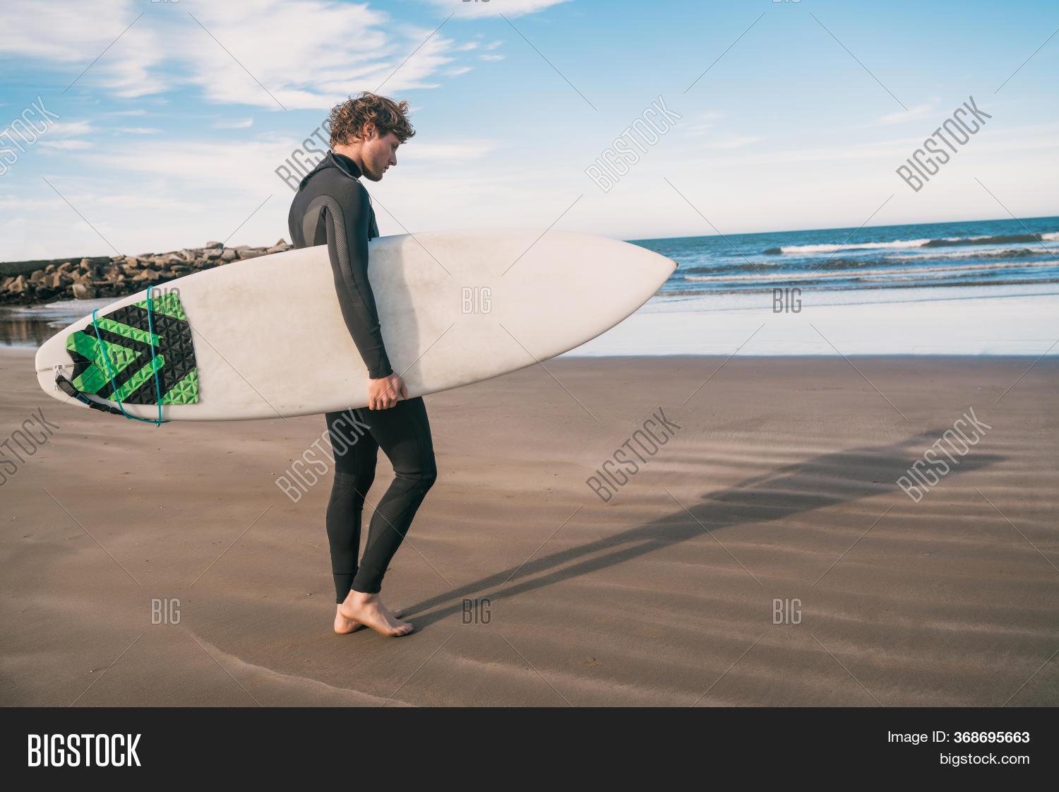 Surfer Standing Ocean Image & Photo (Free Trial) | Bigstock