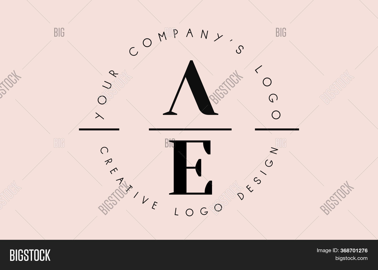Letters Ae E Logo Set Vector & Photo (Free Trial) | Bigstock