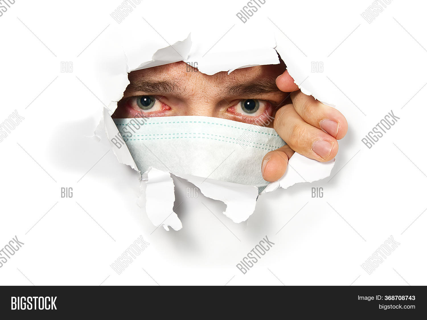 Man Medical Mask Image & Photo (Free Trial) | Bigstock