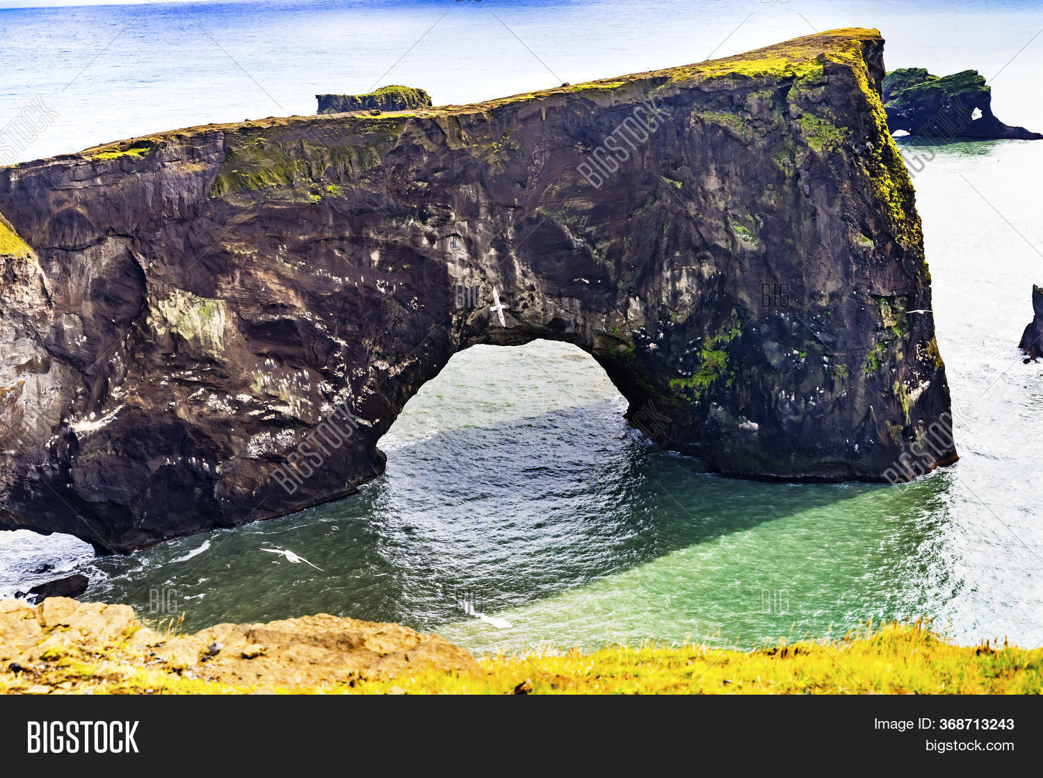 Dyrholaey Arch Hole Image & Photo (Free Trial) | Bigstock