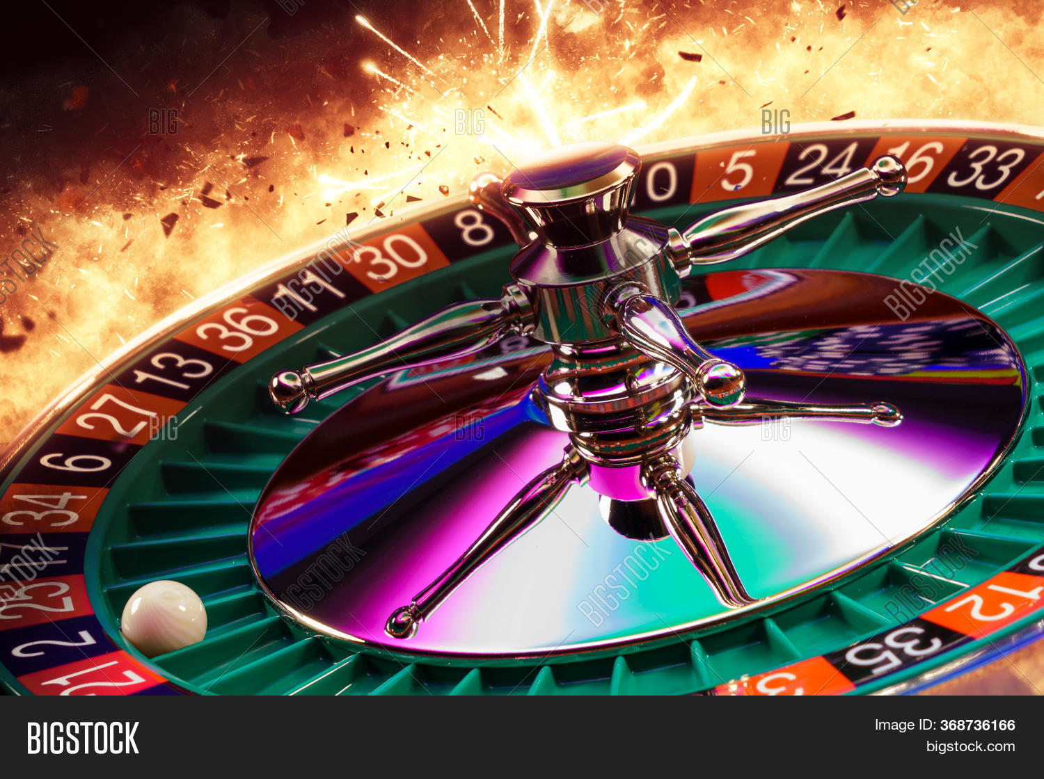 Roulette Table Close Image & Photo (Free Trial) | Bigstock