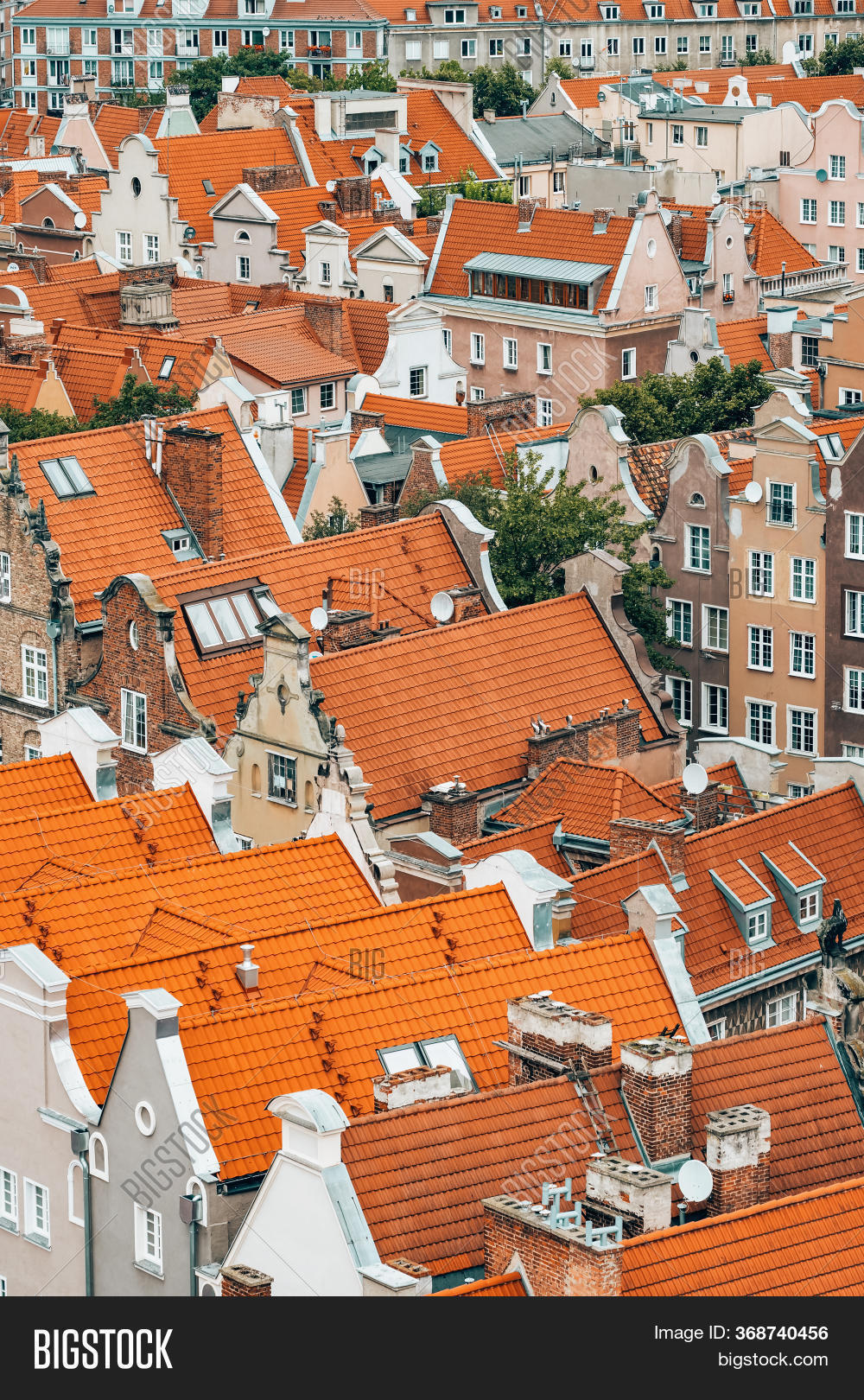 Top View Gdansk Old Image & Photo (Free Trial) | Bigstock