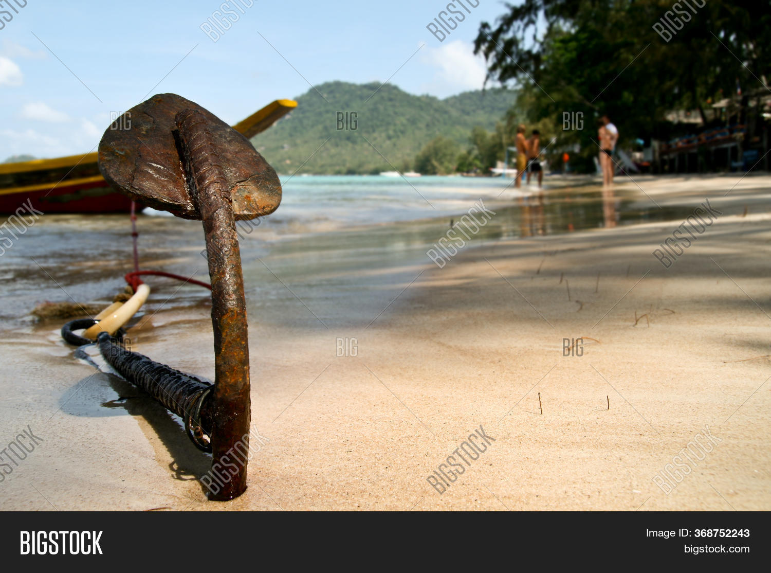 Boat Anchor Stuck Image & Photo (Free Trial) | Bigstock