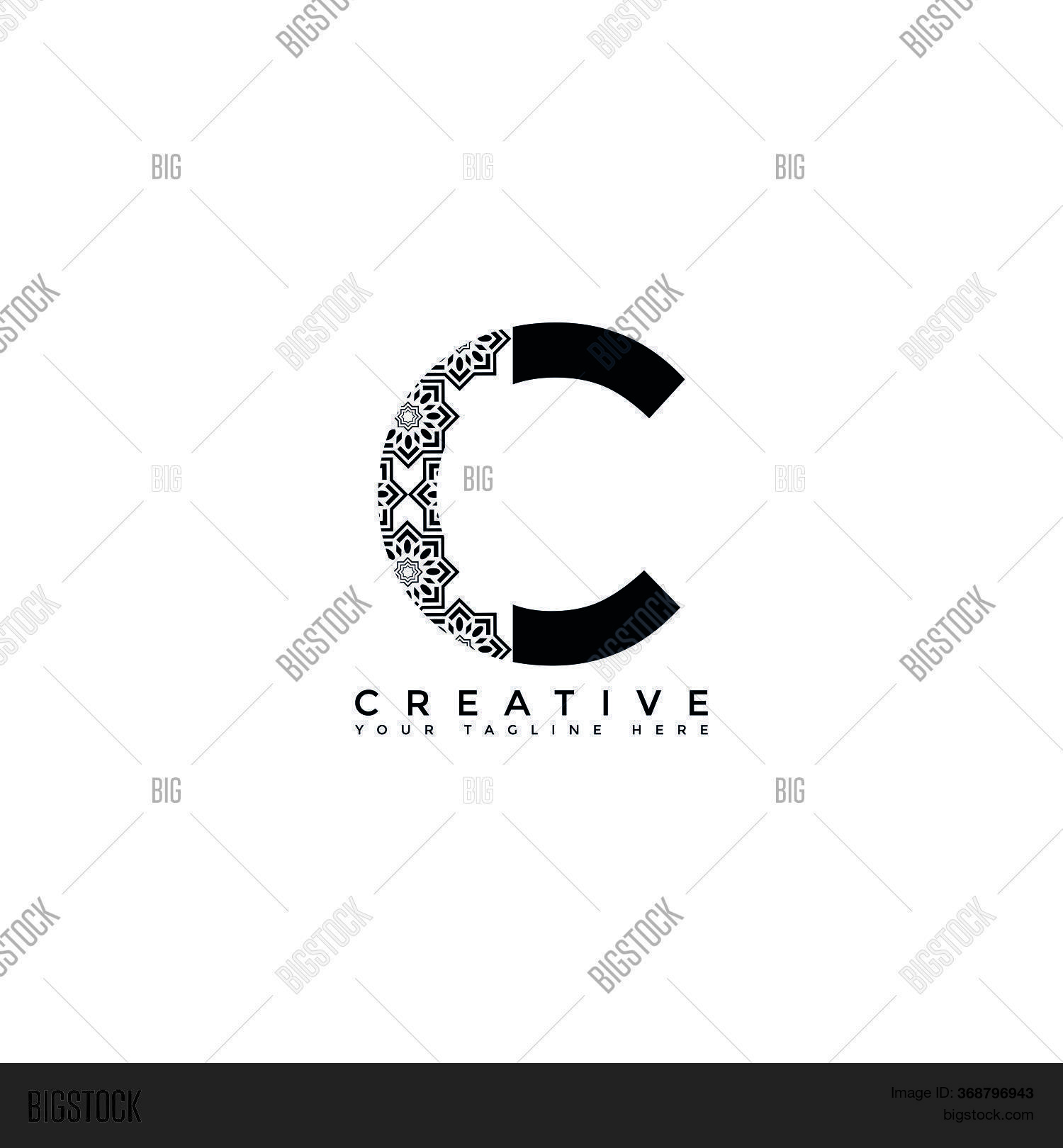 This Design Letter C Vector & Photo (Free Trial) | Bigstock