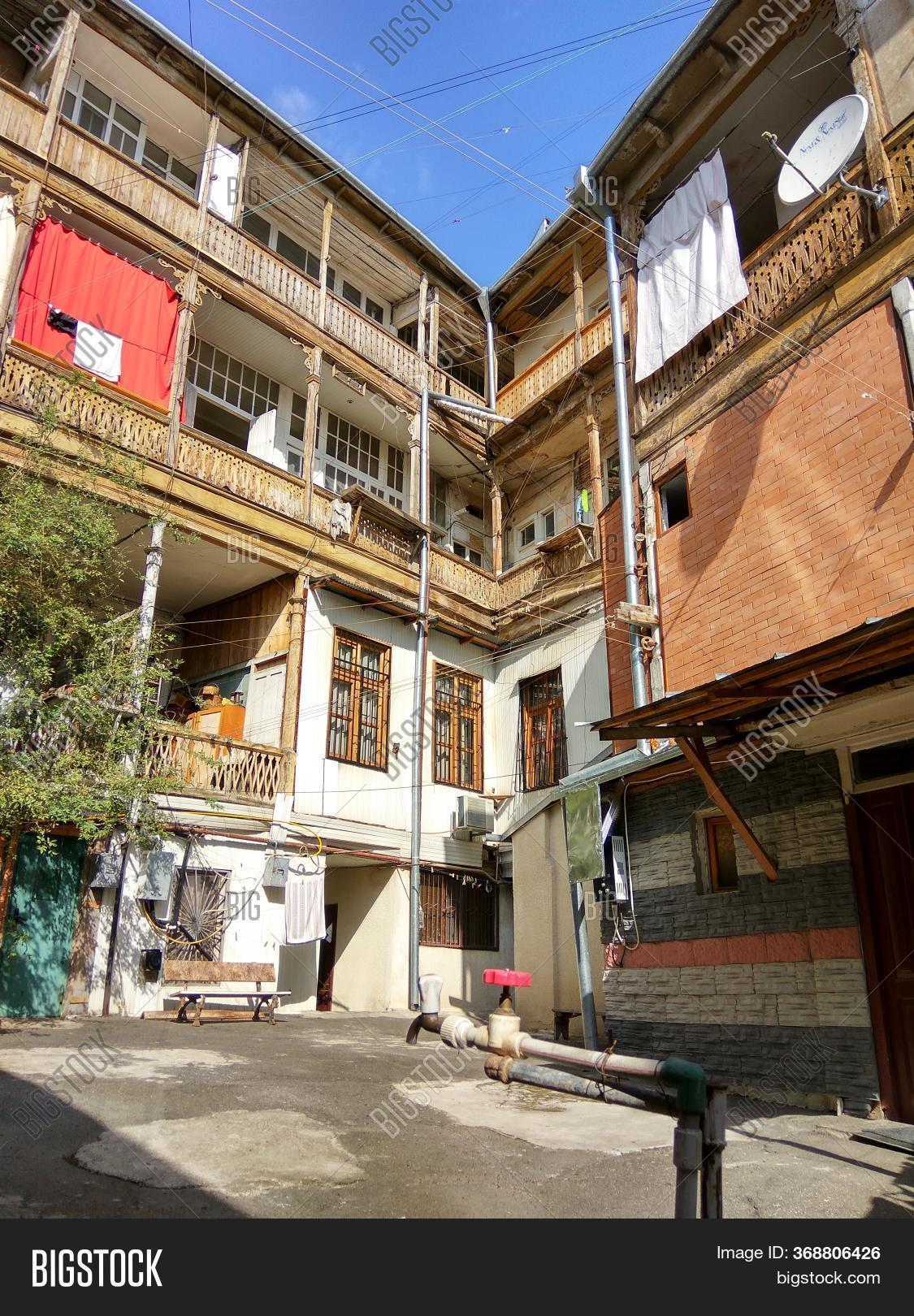 Georgian Courtyard Old Image & Photo (Free Trial) | Bigstock