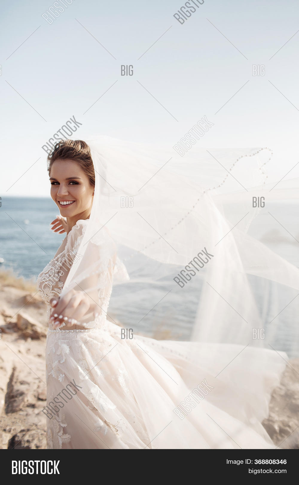 Beautiful Bride Stands Image & Photo (Free Trial) | Bigstock