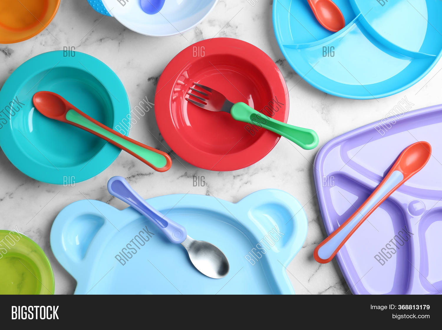 Set Colorful Plastic Image & Photo (Free Trial) | Bigstock
