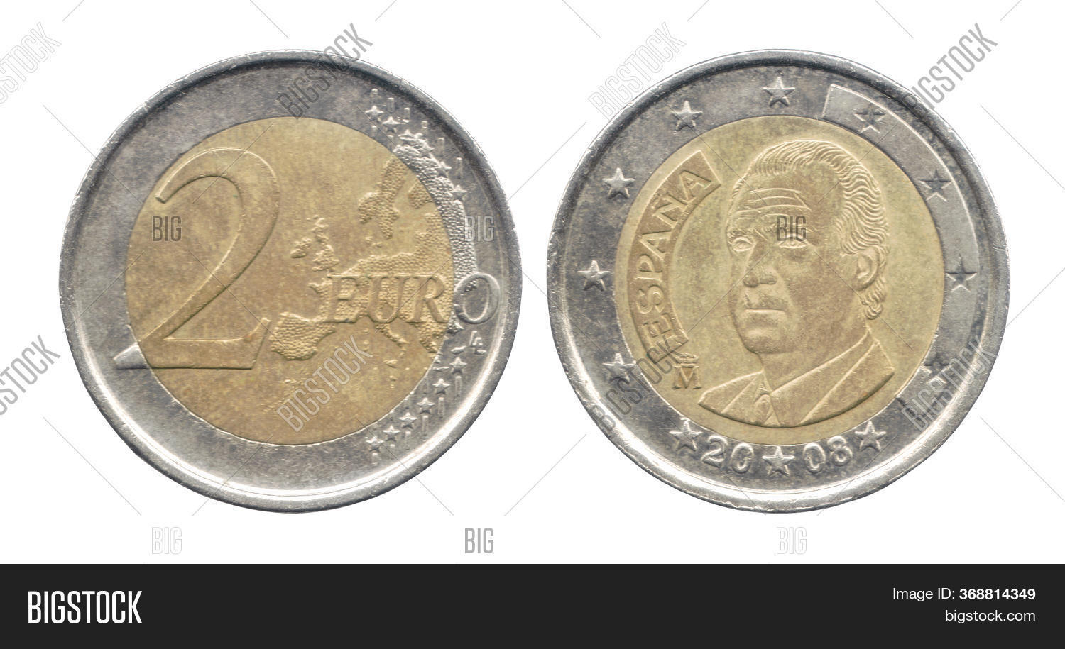 2 Euro Coin Spain Image & Photo (Free Trial) | Bigstock