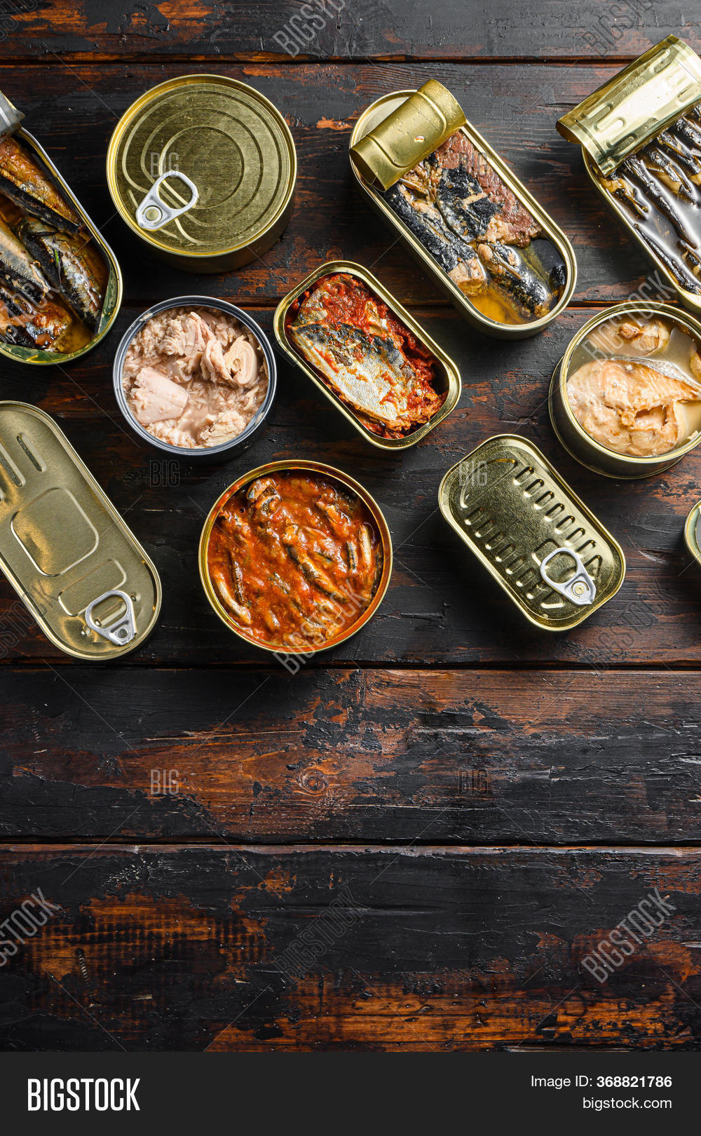 Tin Cans Fish Image & Photo (Free Trial) | Bigstock