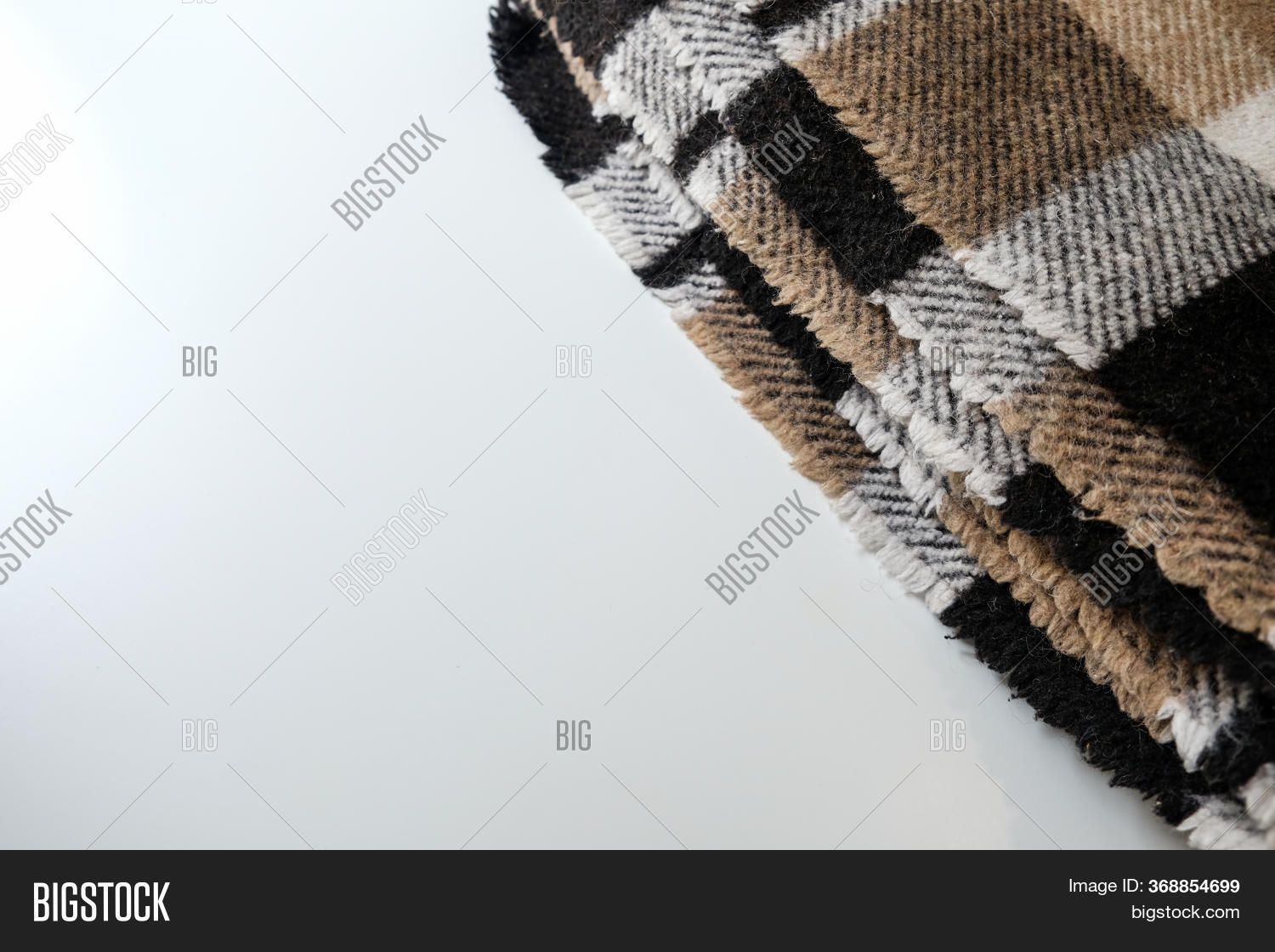 Folded Plaid Blanket Image & Photo (Free Trial) | Bigstock