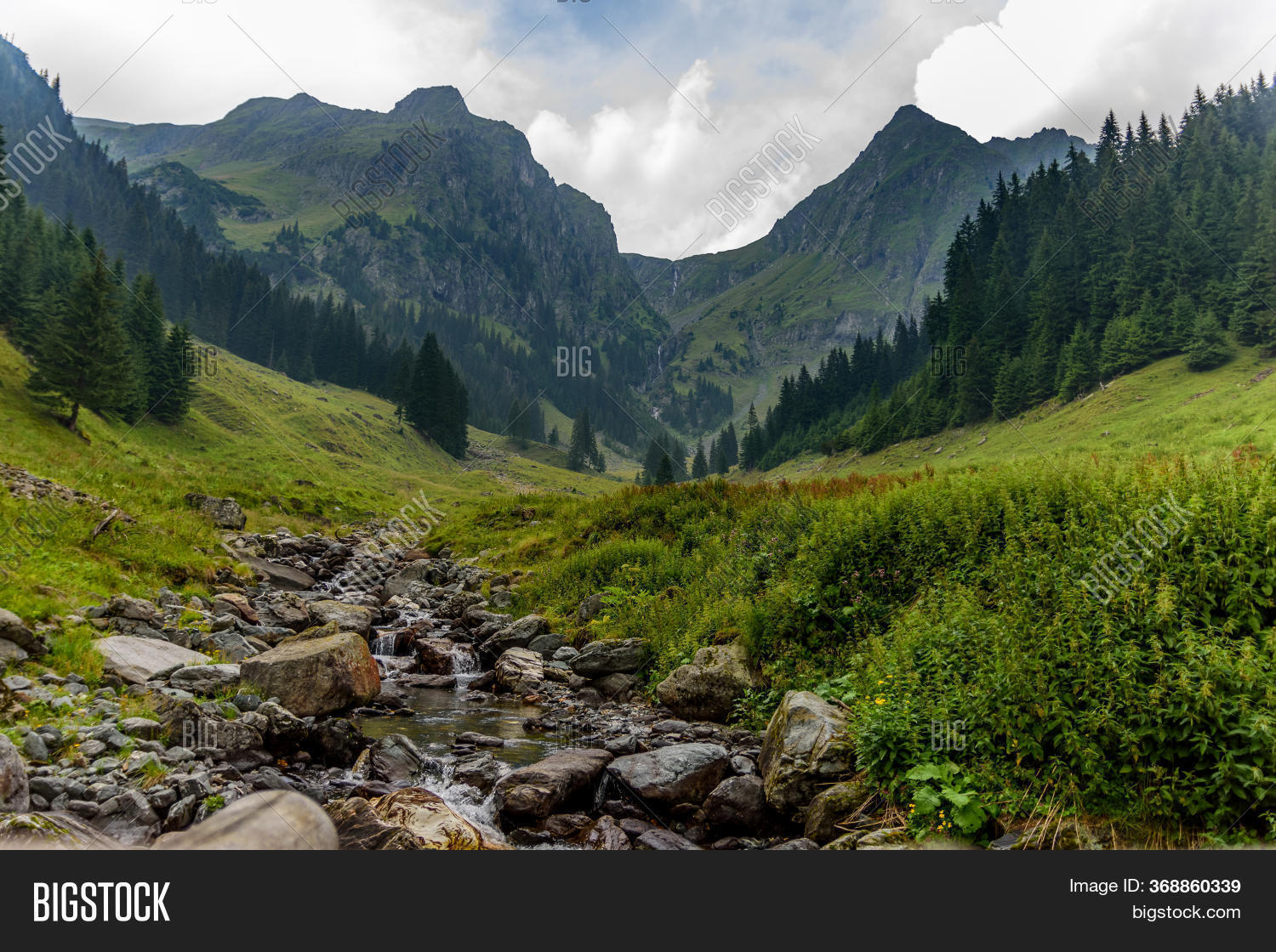 Mountain River Valley Image & Photo (Free Trial) | Bigstock