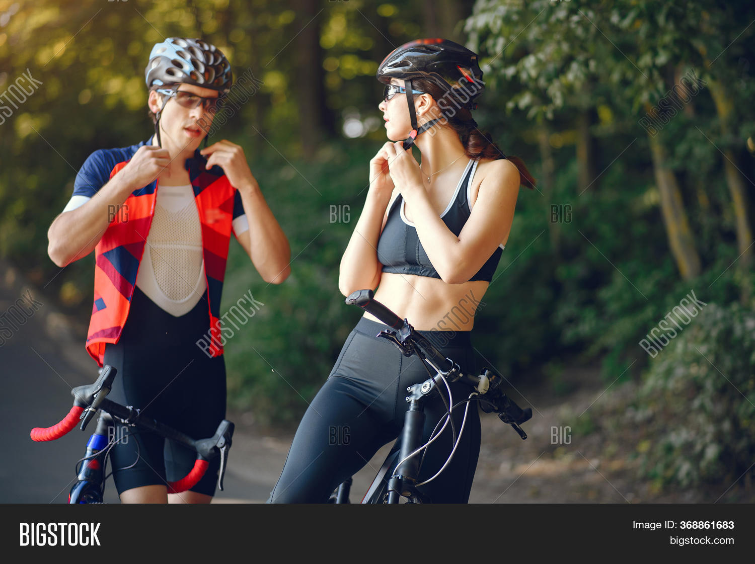 Sports Couple Riding Image & Photo (Free Trial) | Bigstock