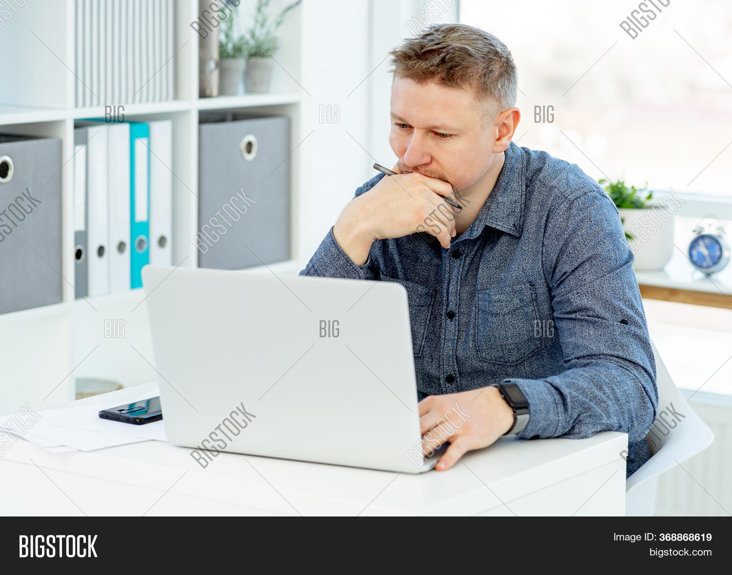 Smiling Man Working Image & Photo (Free Trial) | Bigstock