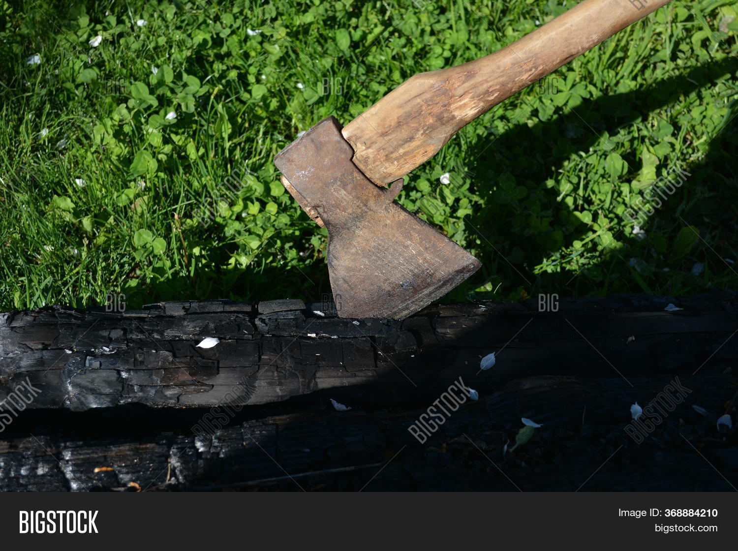 Close- Old Axe Wooden Image & Photo (Free Trial) | Bigstock