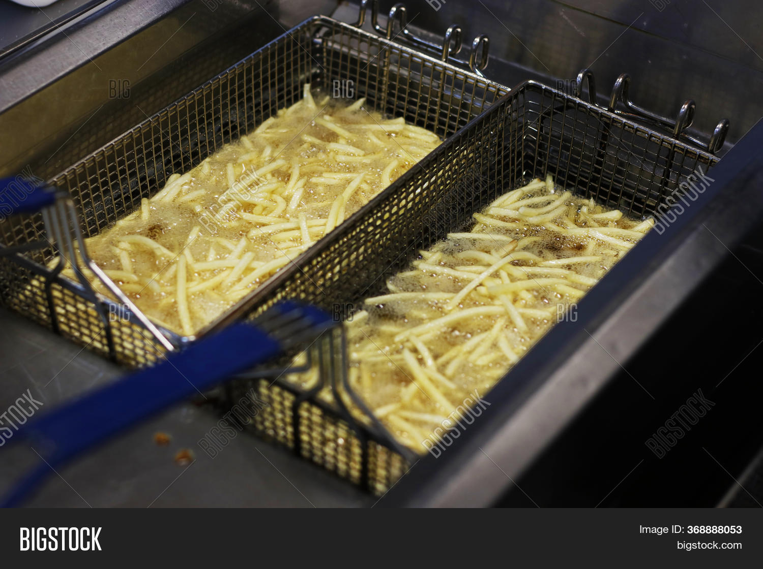 Cooking French Fries. Image & Photo (Free Trial) | Bigstock
