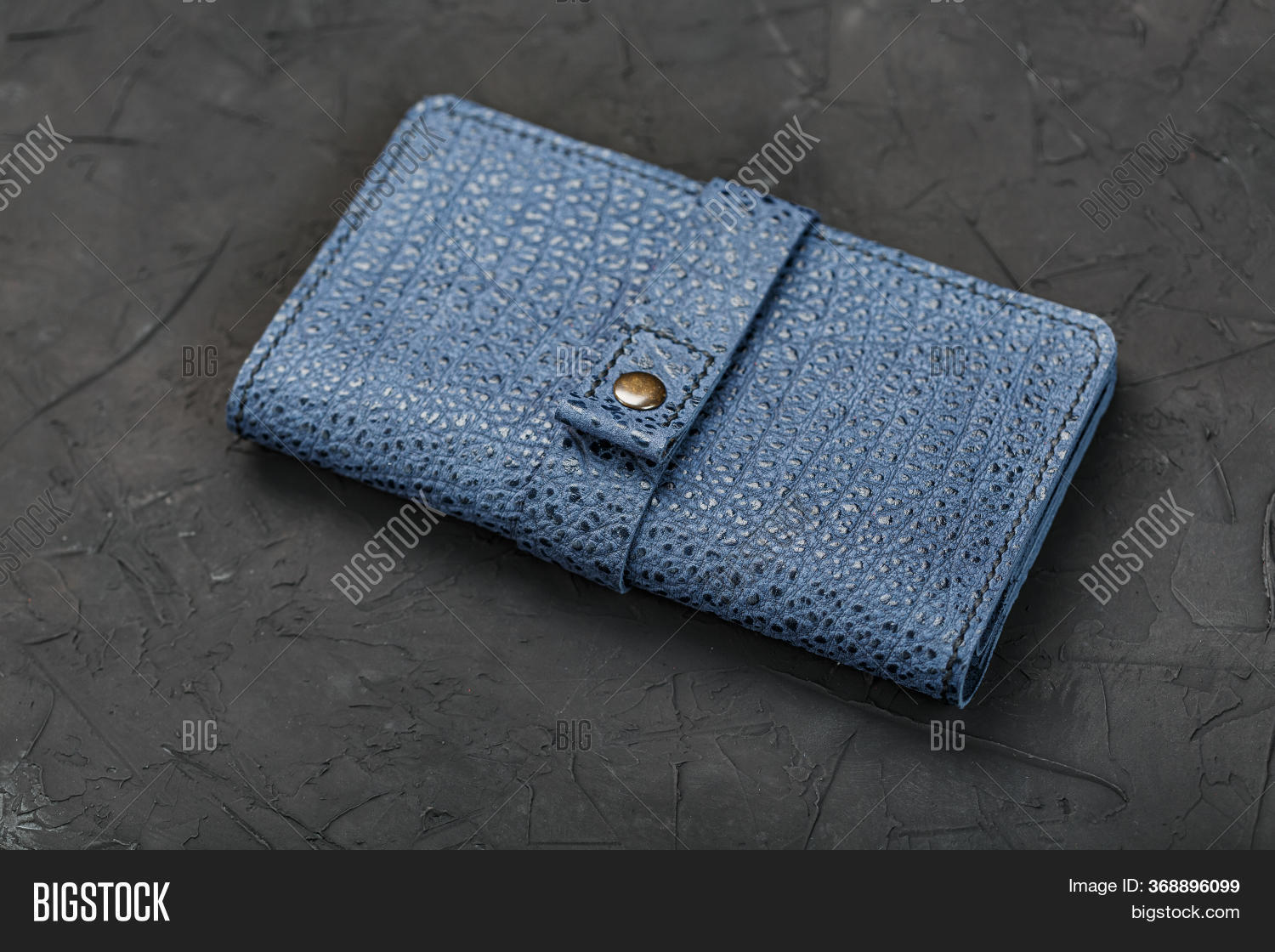 Blue Leather Wallet On Image & Photo (Free Trial) | Bigstock
