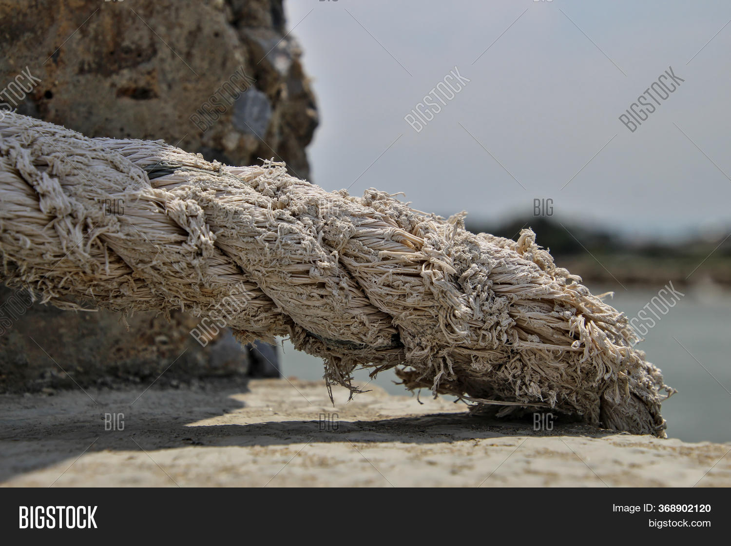 Rope That Tied Cement Image & Photo (Free Trial) | Bigstock