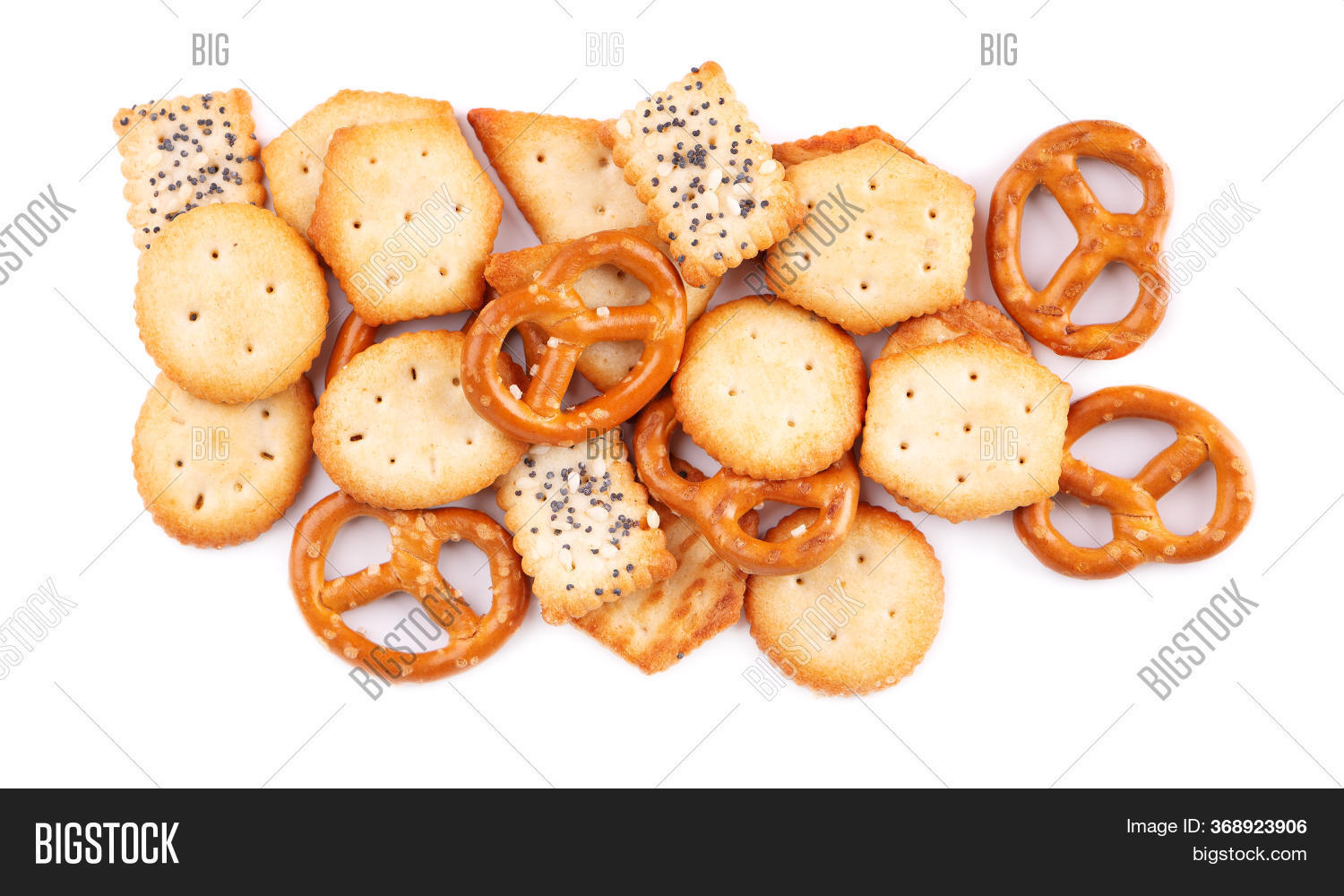 Mix Crackers Isolated Image & Photo (Free Trial) | Bigstock