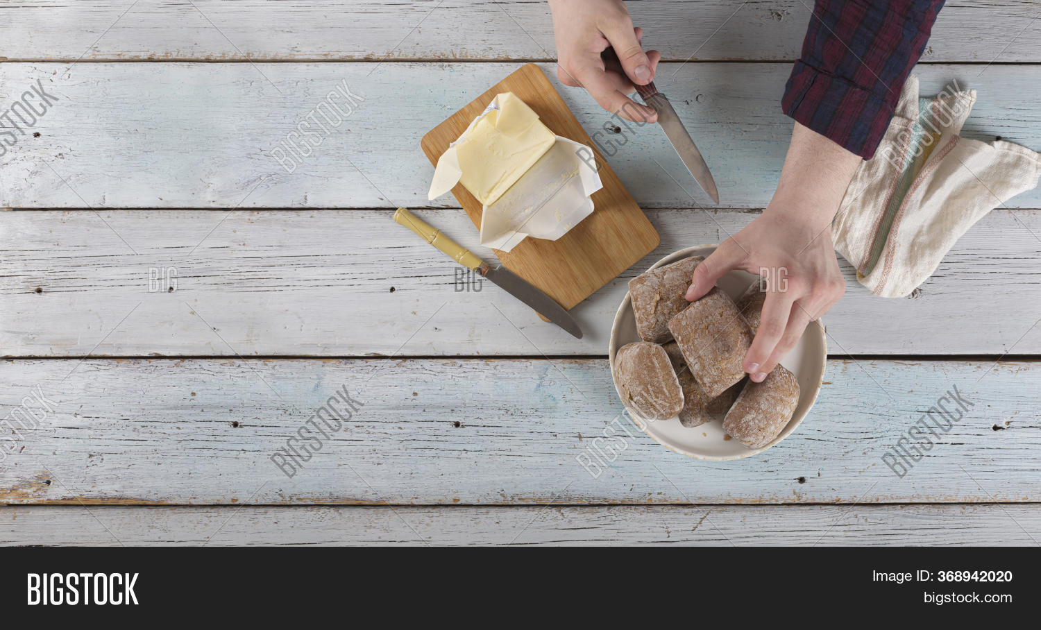 Young Man Buttering Image & Photo (Free Trial) | Bigstock