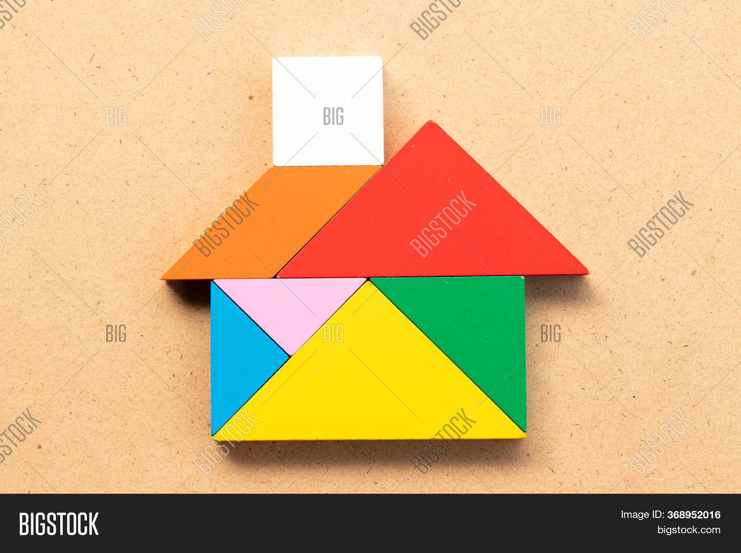 Color Tangram Puzzle Image & Photo (Free Trial) | Bigstock