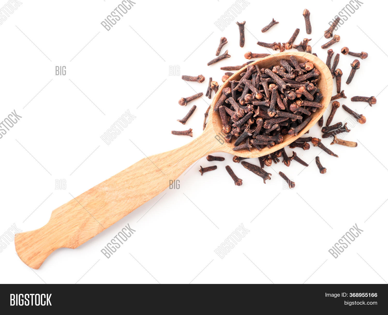 Clove Wooden Spoon On Image & Photo (Free Trial) | Bigstock