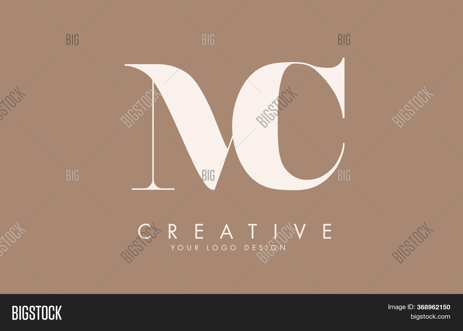 Mc M C Letters Logo Vector & Photo (Free Trial) | Bigstock