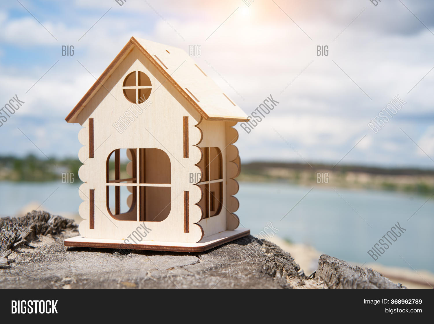 Miniature Wooden House Image & Photo (Free Trial) | Bigstock