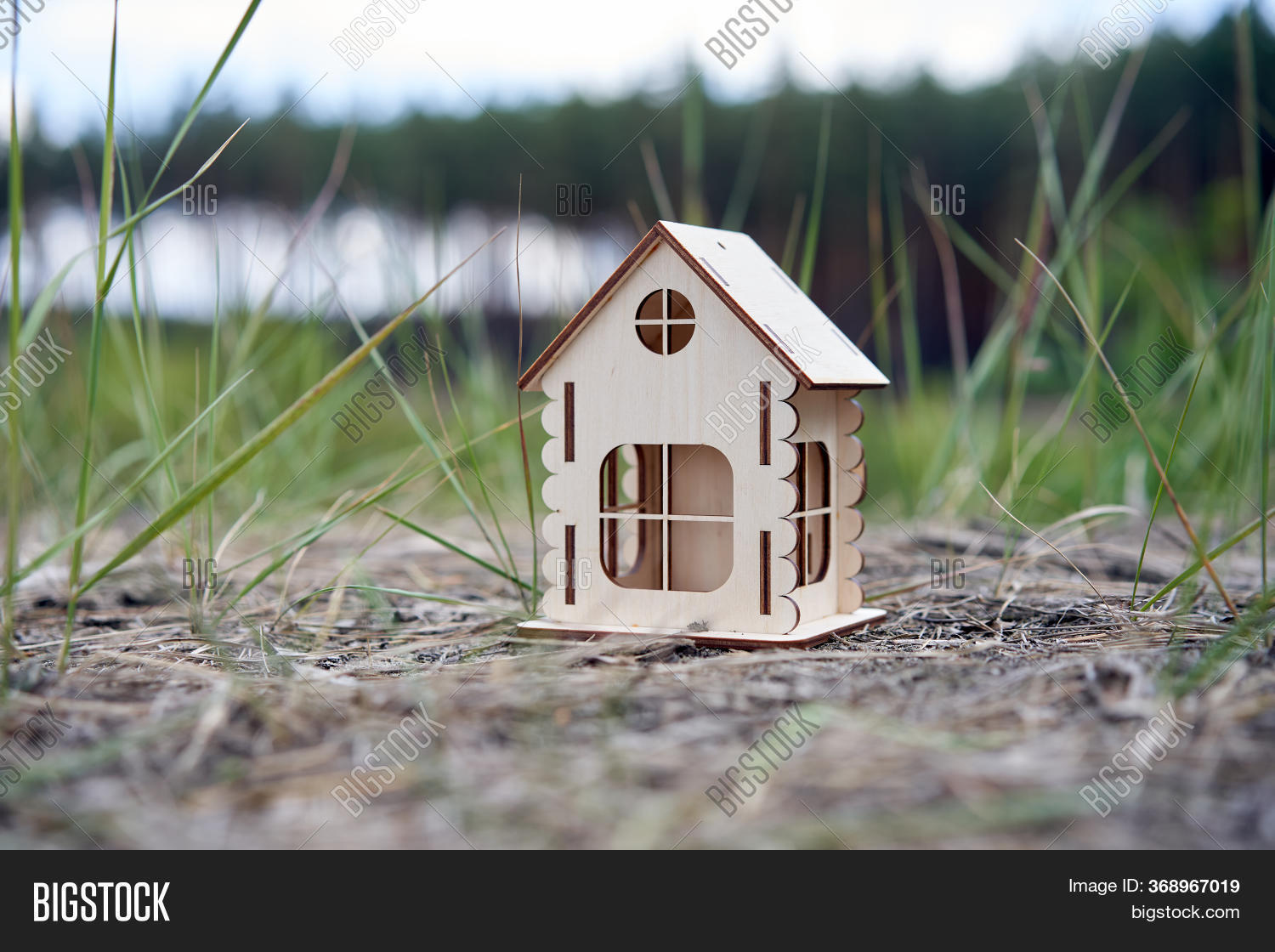 Miniature Wooden House Image & Photo (Free Trial) | Bigstock
