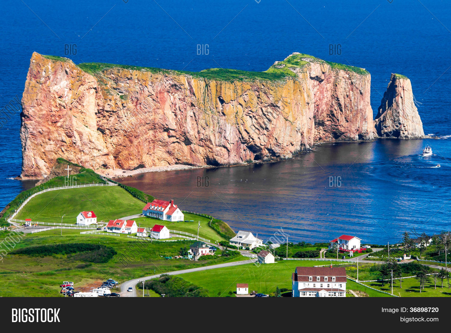 Perce Rock Gaspe Image & Photo (Free Trial) | Bigstock