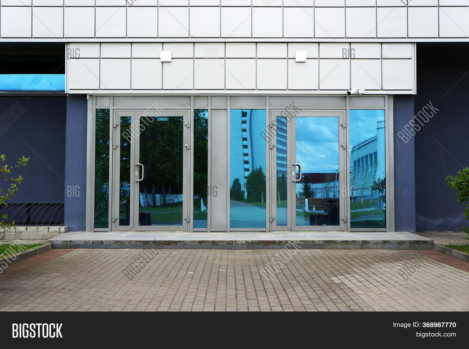 Closed Glass Doors Image & Photo (Free Trial) | Bigstock