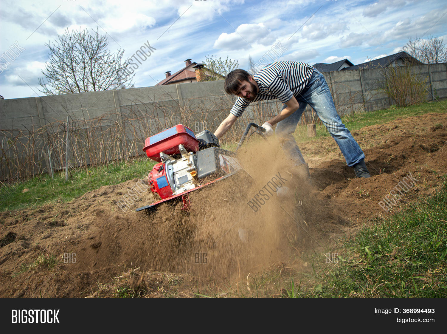 Farmer Plows Land Image & Photo (Free Trial) | Bigstock
