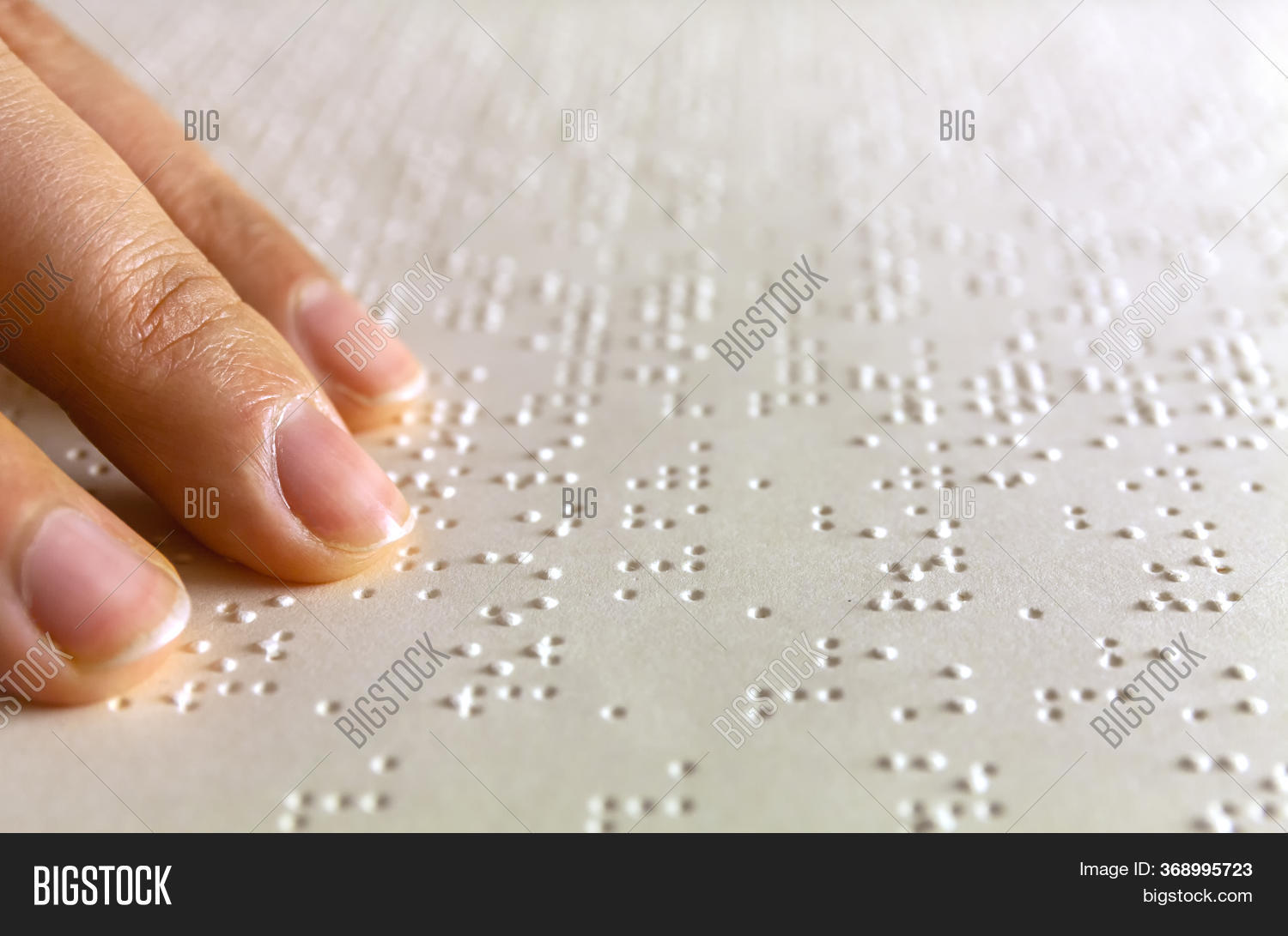 Braille Reading. Blind Image & Photo (Free Trial) | Bigstock