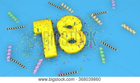 Number 18 Birthday, Image & Photo (Free Trial) | Bigstock
