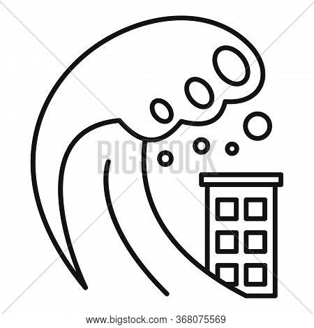 Tsunami Wave Icon. Vector & Photo (Free Trial) | Bigstock