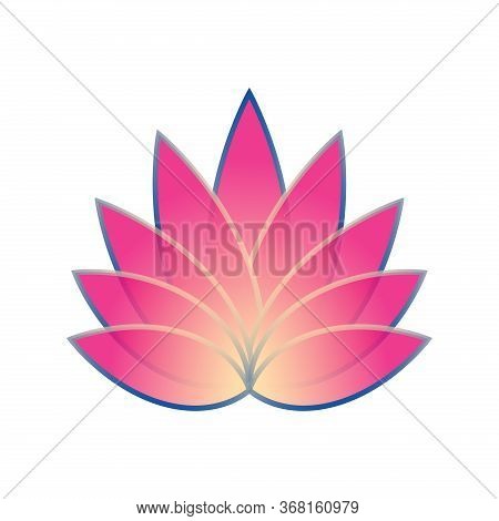 Lotus Flower Spa Icon Image & Photo (Free Trial) | Bigstock